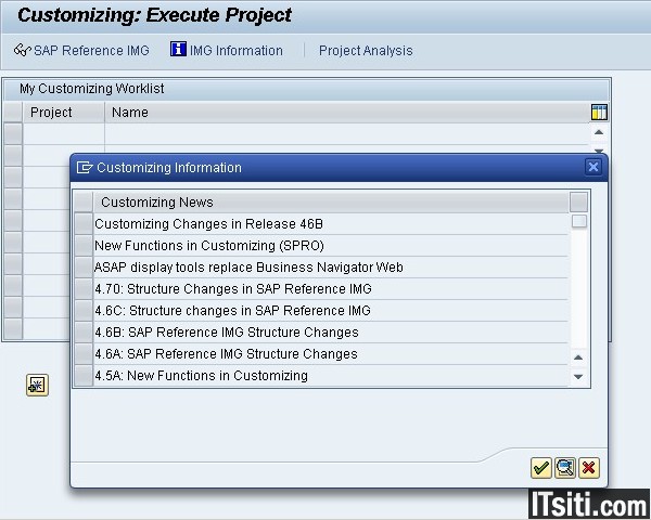 SPRO: SAP Project Reference Object